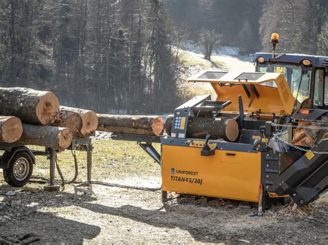 Scorpion 1800f And Firewood Processor Titan 4320j In A Video Uniforest