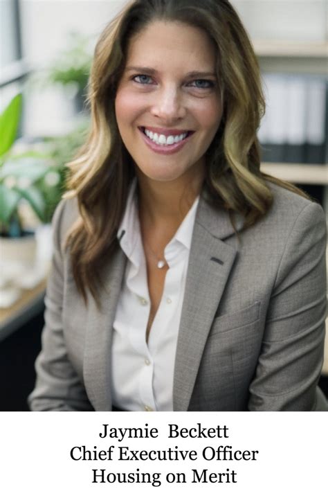 Jaymie Beckett Joins Housing On Merit As Chief Executive Officer