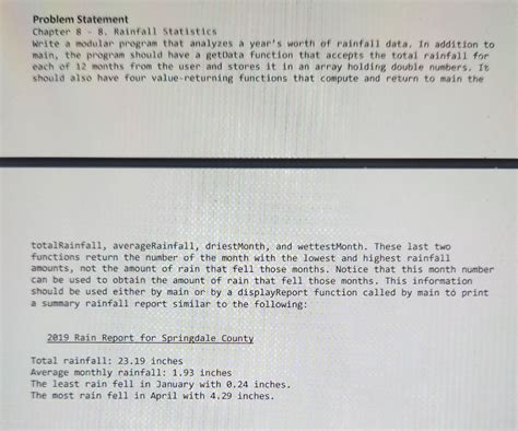 Solved Programming Challenge Problem Statement Chapter Chegg