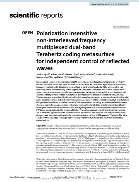 pdf polarization insensitive non interleaved frequency multiplexed