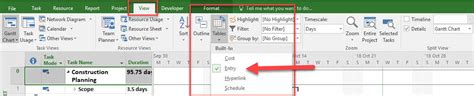 WBS Codes In Microsoft Project