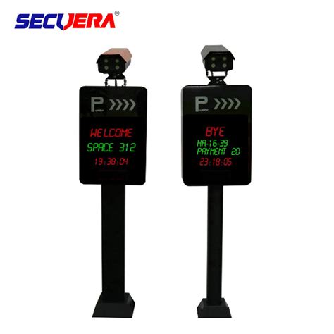 Automatic Car Parking Lpr Camera License Plate Recognition System With Folding Boom Barrier Gate