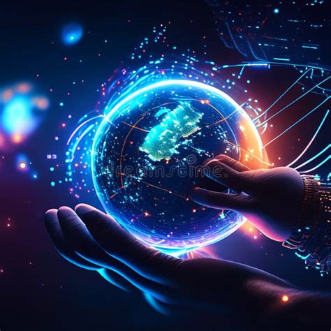 Global Network Connection And Internet Of Things Iot Concept Ai Generated Stock Illustration