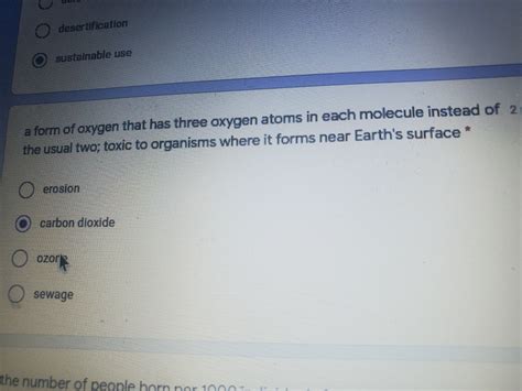Answered A Form Of Oxygen That Has Three Oxygen Bartleby