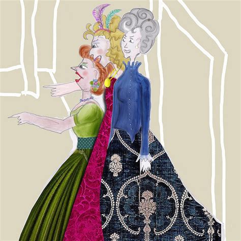 Cenerentola Matrigna E Sorellastreart Print Fairy Tail Etsy