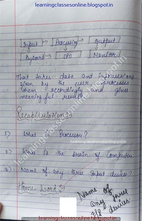 lesson plan for computer science for b ed on input and output devices
