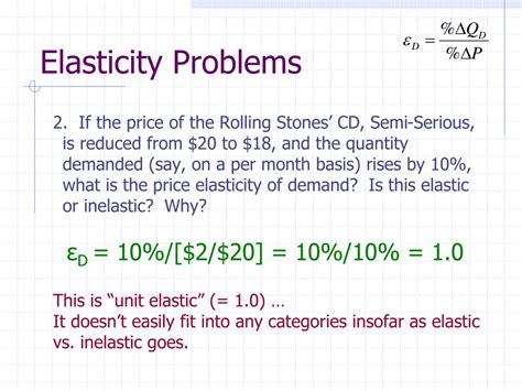 Ppt Elasticity Problems Powerpoint Presentation Free Download Id