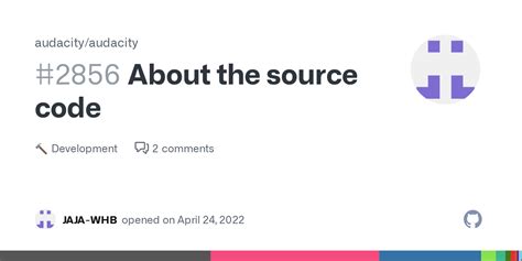About The Source Code Audacity Audacity Discussion GitHub