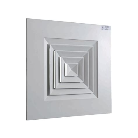 4 Way Louvre Face Square Diffusers Wide Flat Flange Jianpin Air Your Global Hvac Solutions