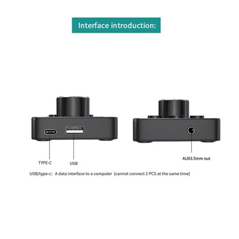 USB External Volume Control Adjust Knob Bluetooth 5 1 With Play Pause Skip Mute 3 Volume Control