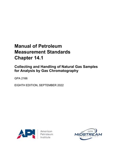 API MPMS Chapter Eighth Edition PDF