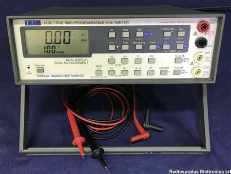 True Rms Programmable Multimeter Tti 1705 Multimetro Professionale Da