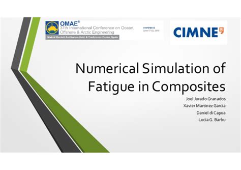 Pdf Numerical Simulation Of Fatigue In Composites