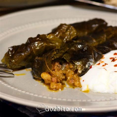 Лозови сарми с кайма на фурна Гозбите