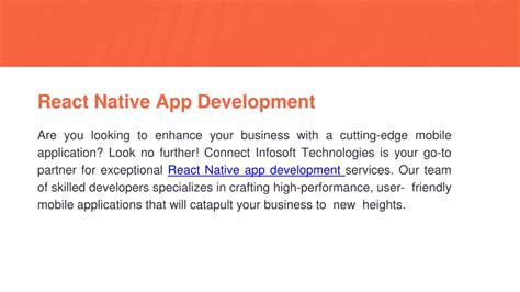Ppt React Native App Development Powerpoint Presentation Free