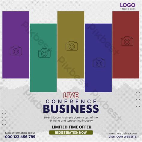 Business Live Confrence Group Meeting Flyer Template Psd Free Download Pikbest
