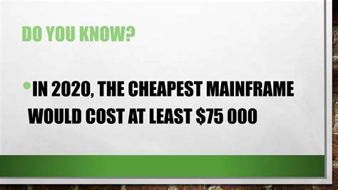 Hardware Mainframe And Supercomputer Pptx