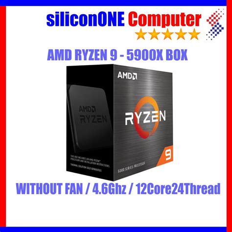 Jual Amd Ryzen 9 5900x Box Processor Shopee Indonesia
