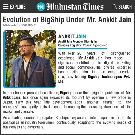 Bigship On Linkedin Bigship Founderfeature Logisticsinnovation