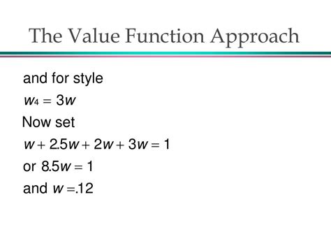 ppt multiobjective value analysis powerpoint presentation free