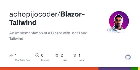 Github Achopijocoderblazor Tailwind An Implementation Of A Blazor With Net8 And Tailwind
