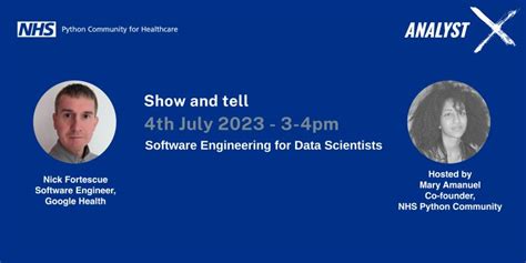 Nhs Python Community For Healthcare On Linkedin Python Nhs