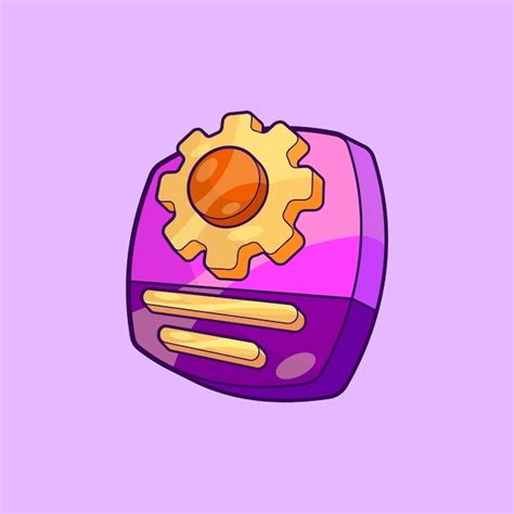 Premium Vector Isometric User Interface Clip Art With Cogwheel Shape Vector