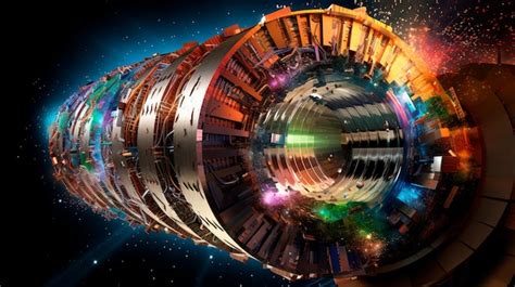 Premium Photo Modern Particle Accelerator Reactor