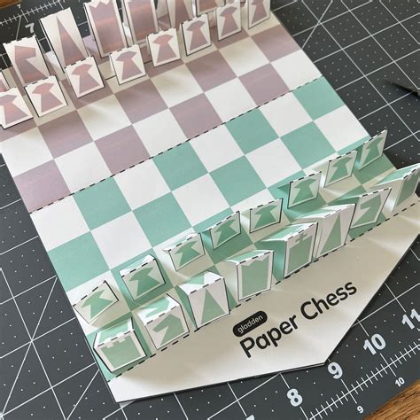 Paper Chess Printable Pdf Gladden Design