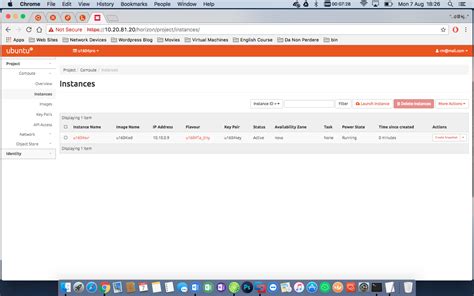 Openstack New Instance Error Profile Is Currently In Use Ask Ubuntu