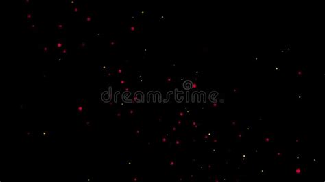 Abstract Floating Particles Loop Motion Background Stock Footage