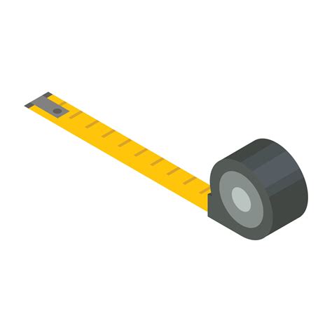 Measure Tape Icon Isometric Style 15201237 Vector Art At Vecteezy