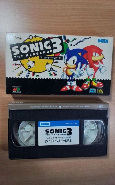 Vhs Sonic The Hedgehog 3 Iii Sonic History Video Sega Promo Tape