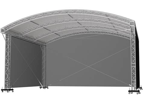 Roof 1 Arched Roof 1 8 X 6 M 26 X 20 Ft On Fixed Legs Trussgear