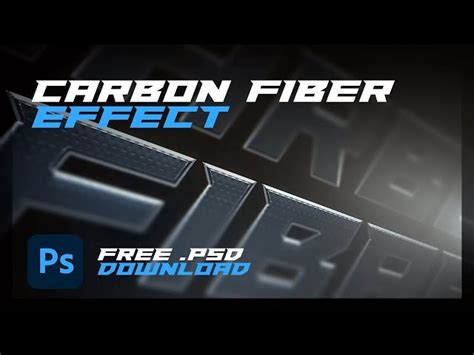 Free Video Carbon Fibre Effect On Anything Adobe Photoshop Tutorial From Tiptut Class Central