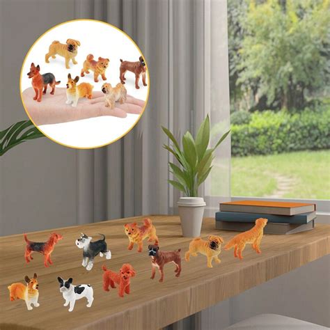 12 Miniature Pony Show Models, Miniature Dogs Toys, Plastic, Miniature Ponies, Miniature Animal ...