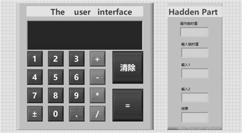基于labview的简易计算器设计 labview计算器 csdn博客