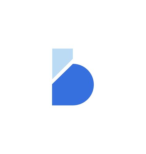 소문자 B 로고 아이콘 일러스트 Ai 다운로드 로고요고