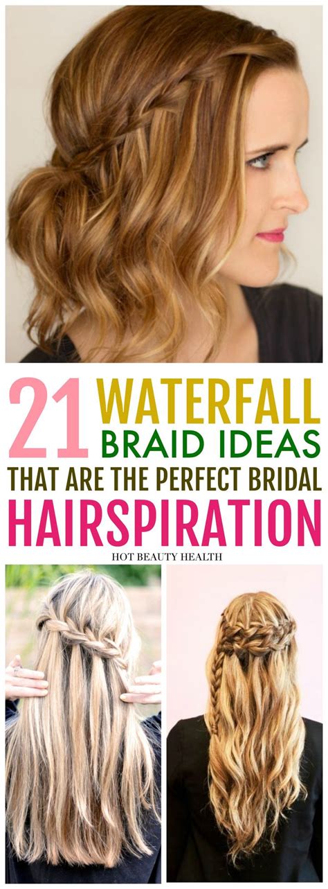20 Diy Waterfall Braid Tutorials Hair Braid Diy Hair Styles