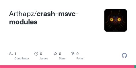 GitHub Arthapz Crash Msvc Modules