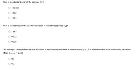 Solved \begin{tabular}{cc} Regression Parameters & | Chegg.com