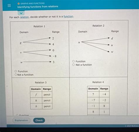solved ographs and functions identifying functions from
