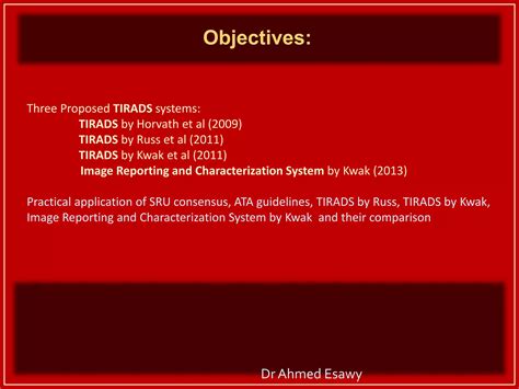 Tirads Thyroid Nodule Imaging Reporting And Data System Dr Ahmed