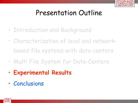 Ppt Multi Tier File System Analysis For Data Centers Over Infiniband Powerpoint Presentation