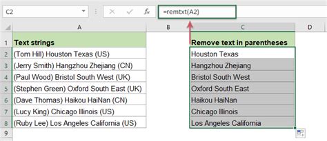 텍스트 문자열에서 괄호 또는 괄호 안의 텍스트 제거 텍스트 문자열에서 괄호 또는 괄호 안의 텍스트 제거