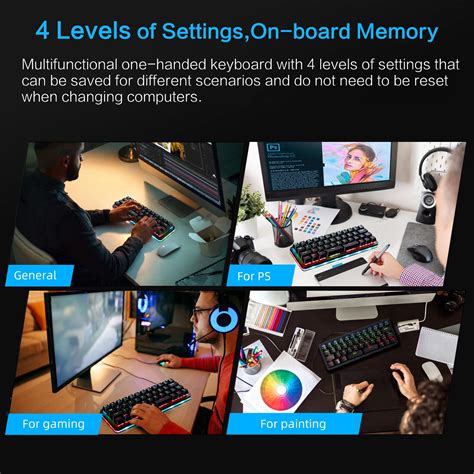 40 Percent Mini Gaming Keyboard 42 Keys Fully 40 Percent Mini Gaming Keyboard 42 Keys Fully