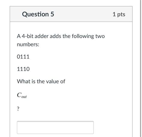 solved question 1 1 pts consider a combinational circuit