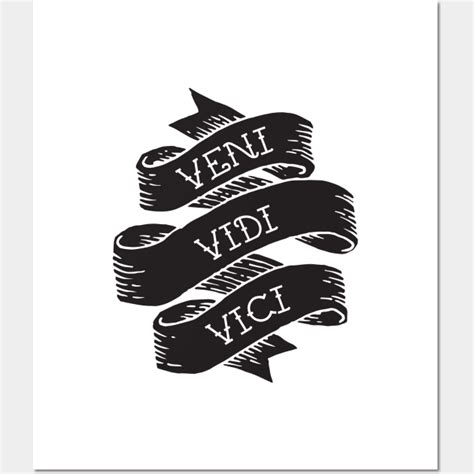 Veni Vidi Vici Veni Vidi Vici Posters And Art Prints Teepublic