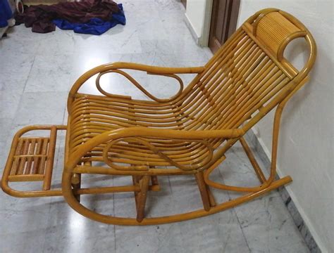 Rattan Rocking Chair With Leg Rest Furniture And Home Living Furniture