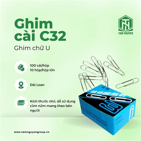 Ghim cài C62 nặng ghim vòng chữ A TÂM NGUYÊN GROUP